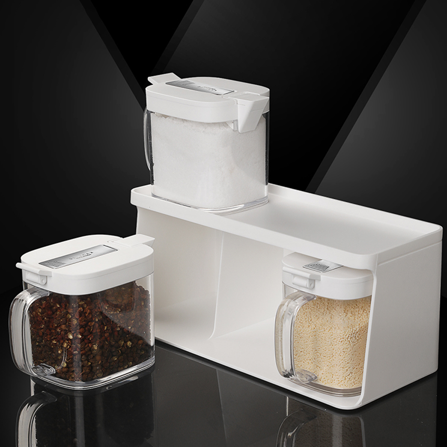 Set 3 lọ đựng gia vị KACHEEG cao cấp