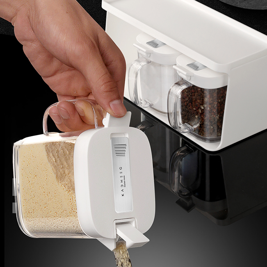 Set 3 lọ đựng gia vị KACHEEG cao cấp