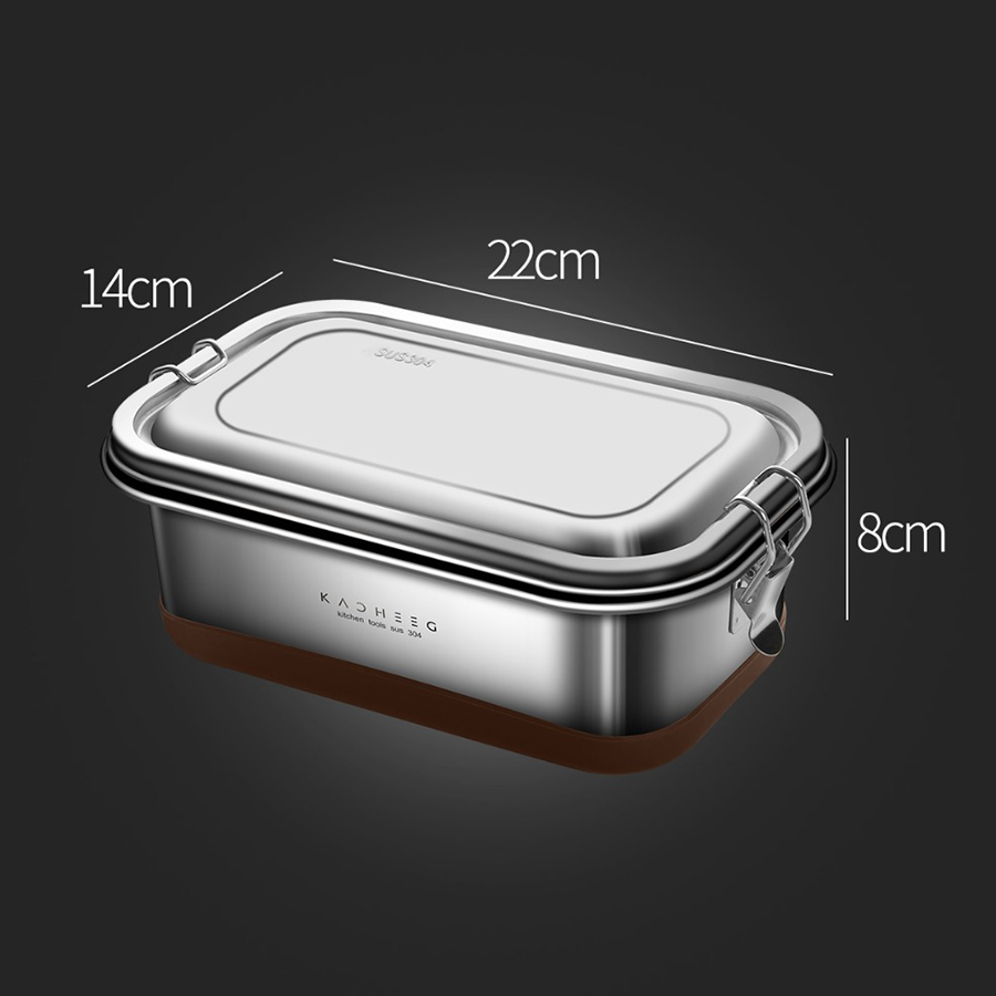 Hộp đựng cơm giữ nhiệt 2 tầng KACHEEG cao cấp