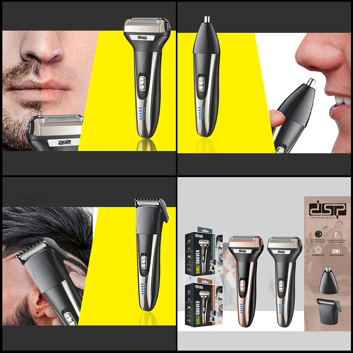 Máy cạo râu 3in1 DSP 60090 cao cấp