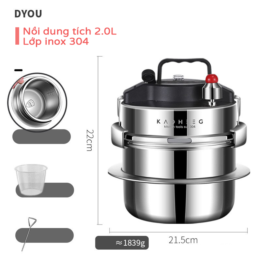 Nồi áp suất KACHEEG DYOU cao cấp