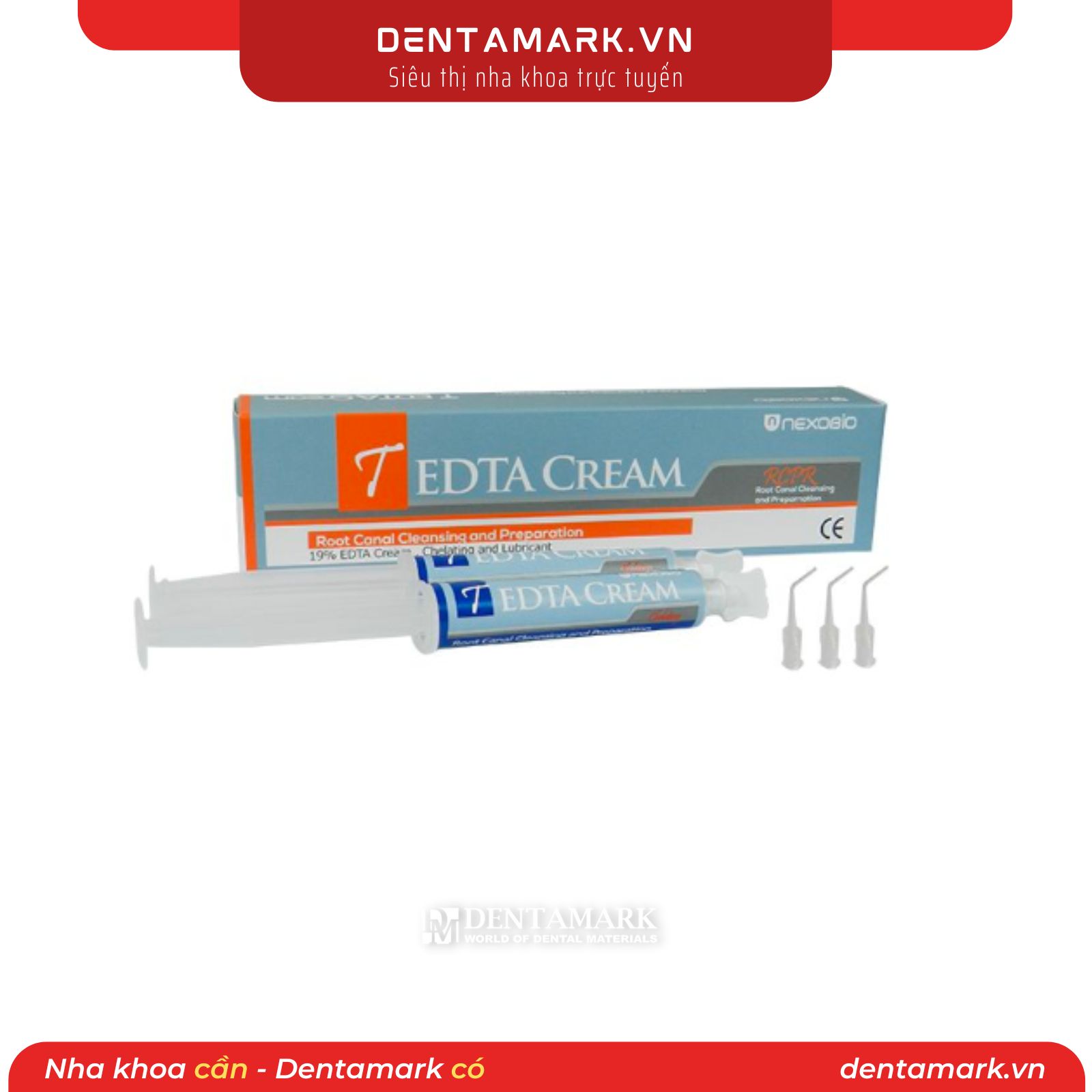 Bôi trơn ống tủy MD T-Edta Cream Jel 2 x 7 gr