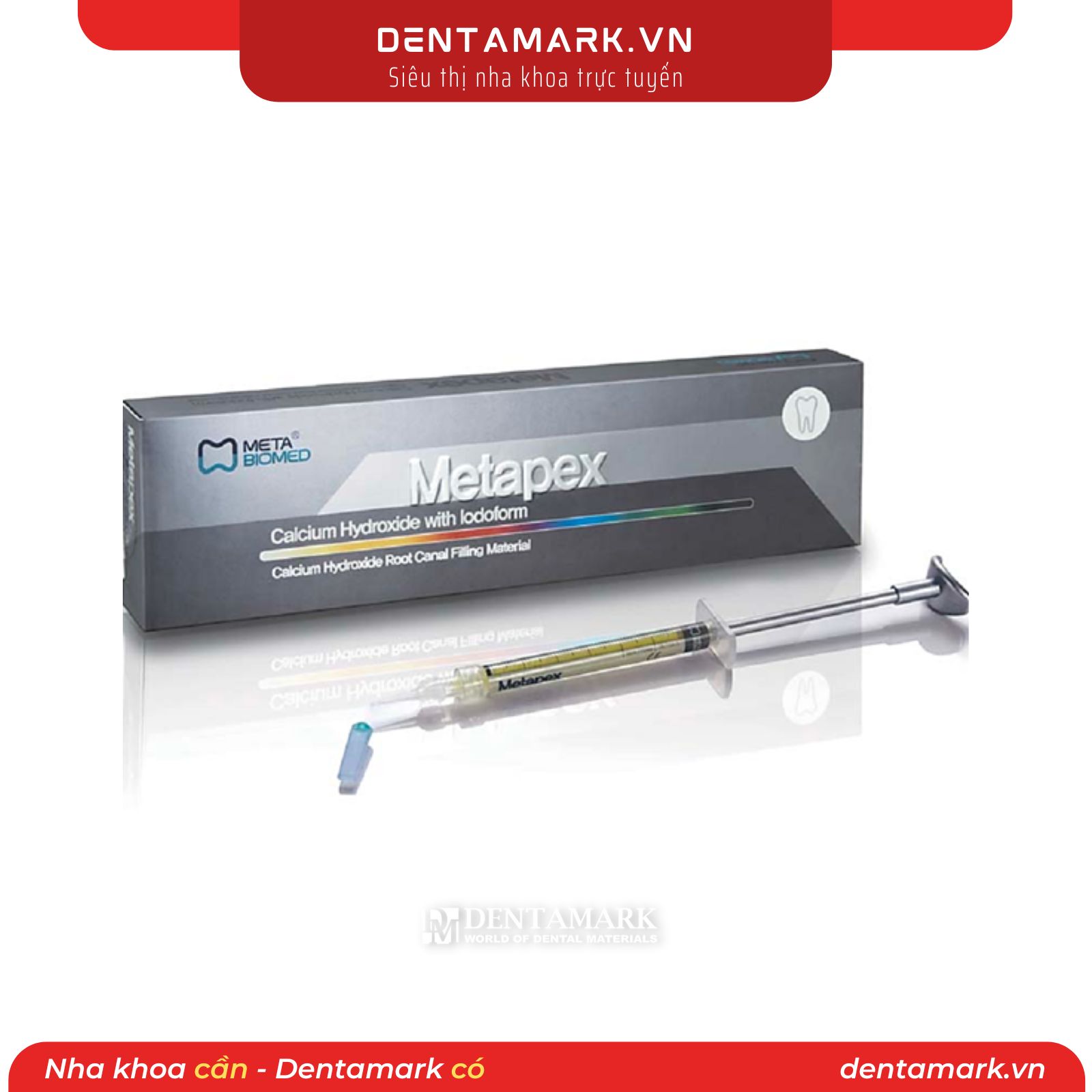 Calcium Hydroxide nội nha Metapex Meta Biomed (Tuýp 2.2g)