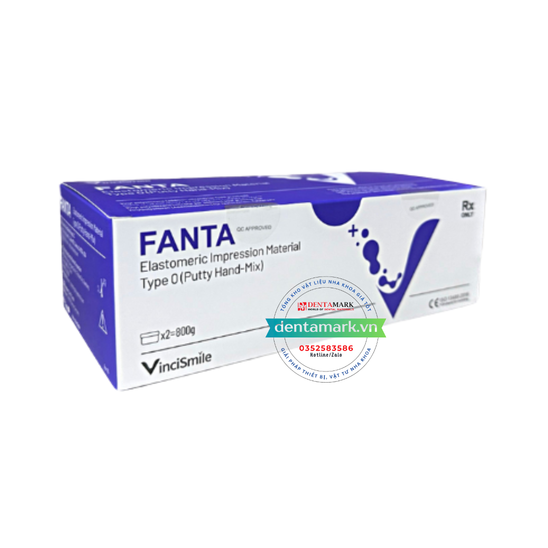 Cao su Silicon đặc Fanta Dùng tay Hộp 2 Hũ x 400g