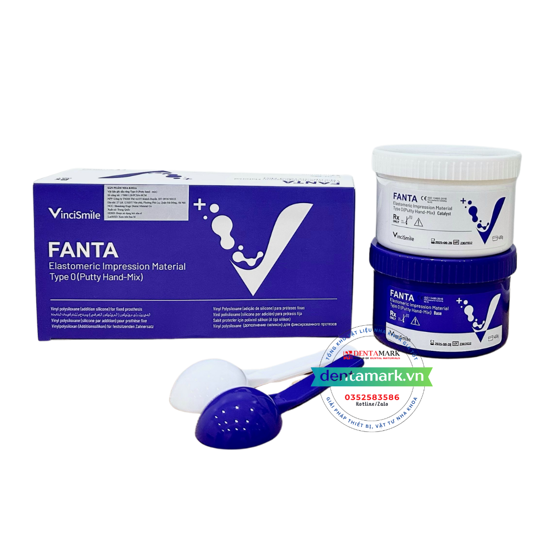Cao su Silicon đặc Fanta Dùng tay Hộp 2 Hũ x 400g