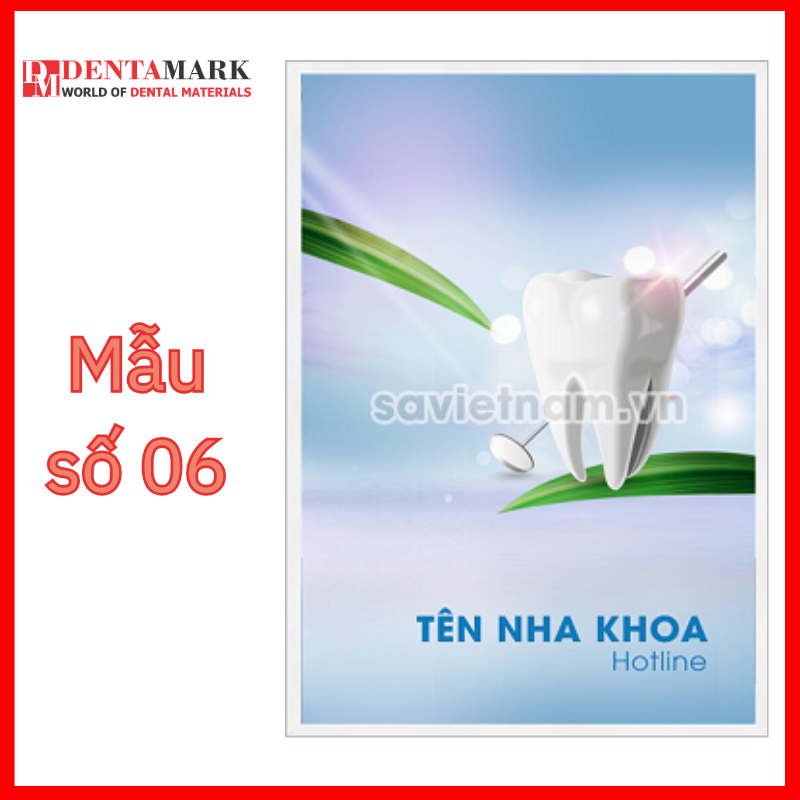 Tranh nha khoa đẹp 3D hình răng
