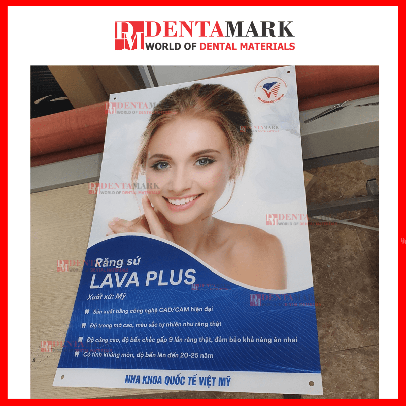Tranh nha khoa Poster quảng cáo răng sứ cao cấp Cercon HT