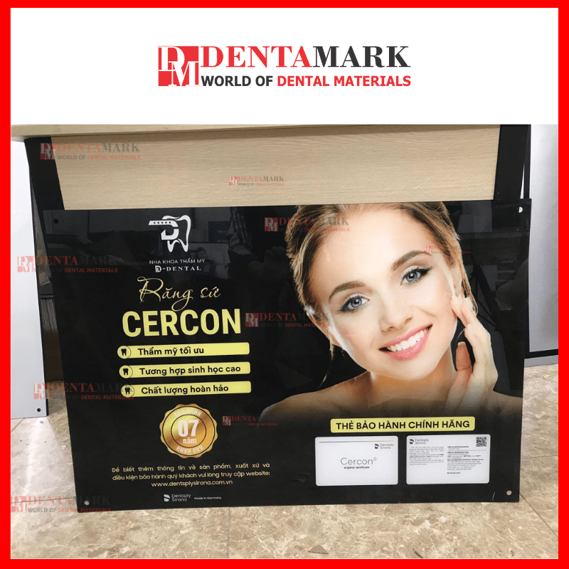 Tranh nha khoa Poster quảng cáo răng sứ cao cấp Cercon HT