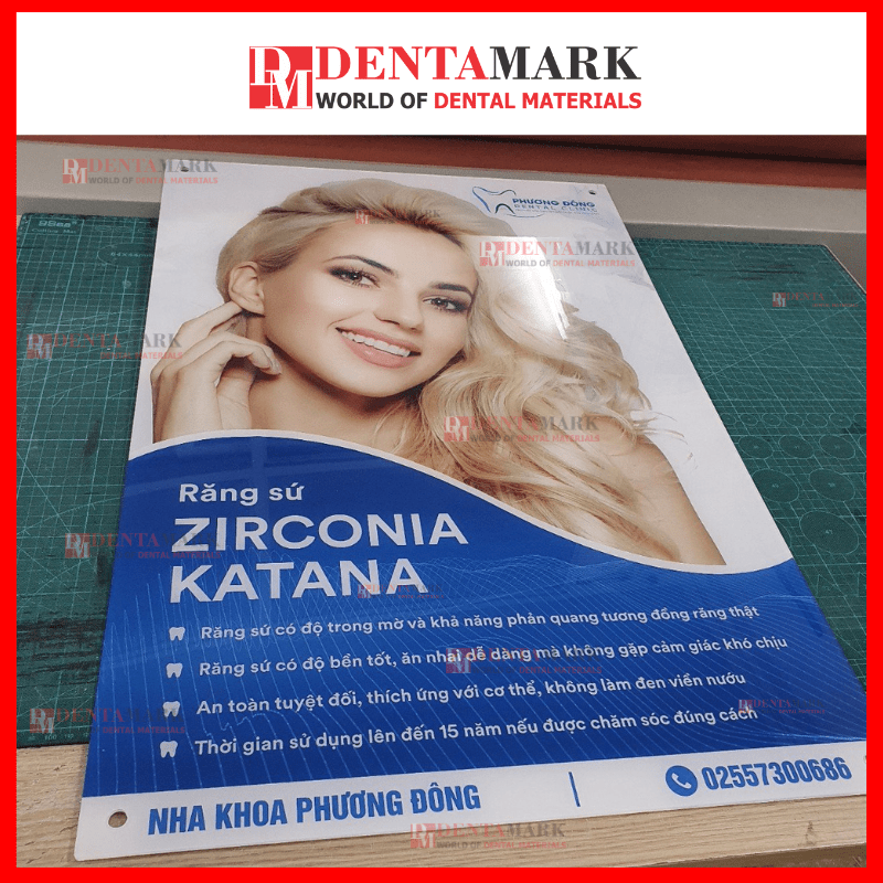 Tranh nha khoa Poster quảng cáo răng sứ cao cấp Cercon HT