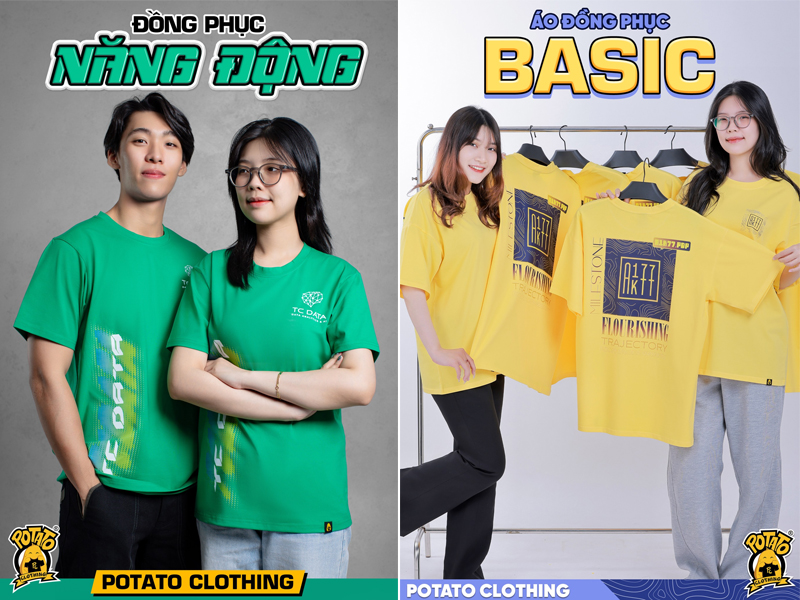 Khuyến mãi combo đồng phục doanh nghiệp tại Potato Clothing