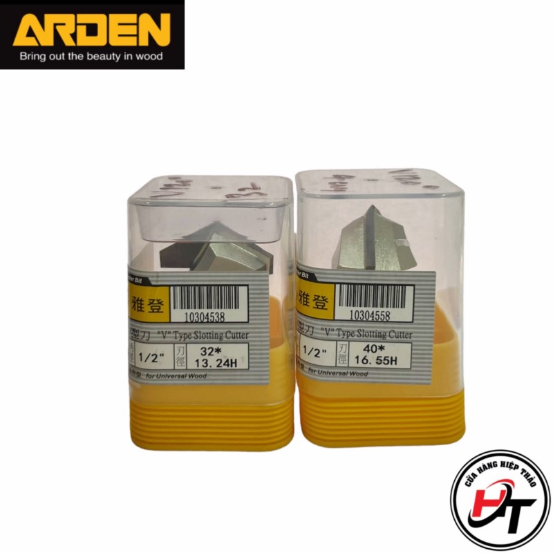 Mũi phay CNC gỗ Vát 120 độ chữ V mòi alu Arden 0304 MSV-AD Kim khí Hiệp ...