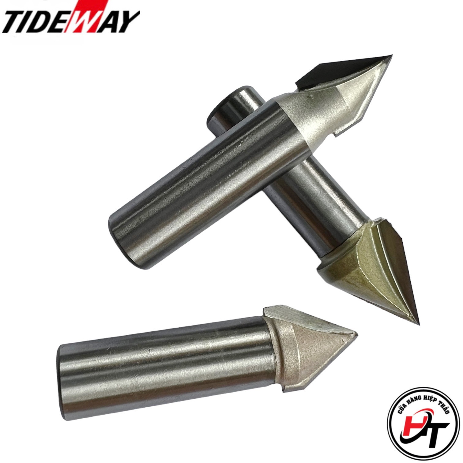 Mũi phay gỗ CNC V 60 độ không bi mũi soi alu Tideway MSV-60-TW Kim khí ...