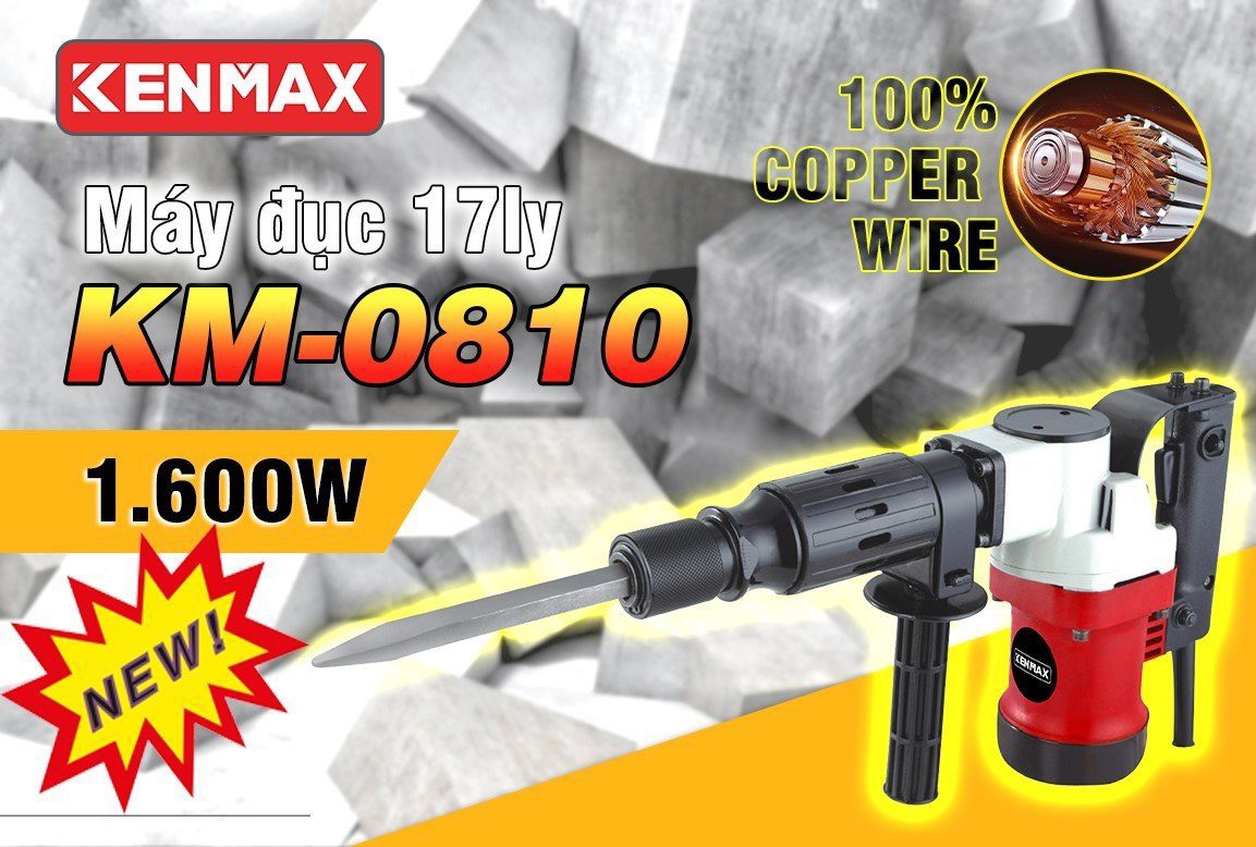 Máy đục 17LY KENMAX | KM0810 | TNT VIỆT NAM