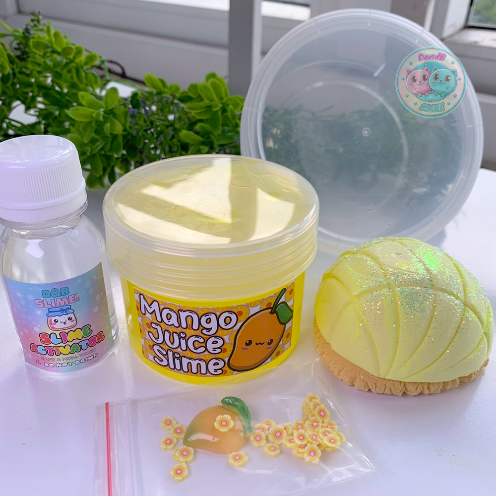 Mango Juice Slime 200ml - Chất Nhờn Ma Quái Kết Hợp Jelly/Đất Sét/Cốm ...