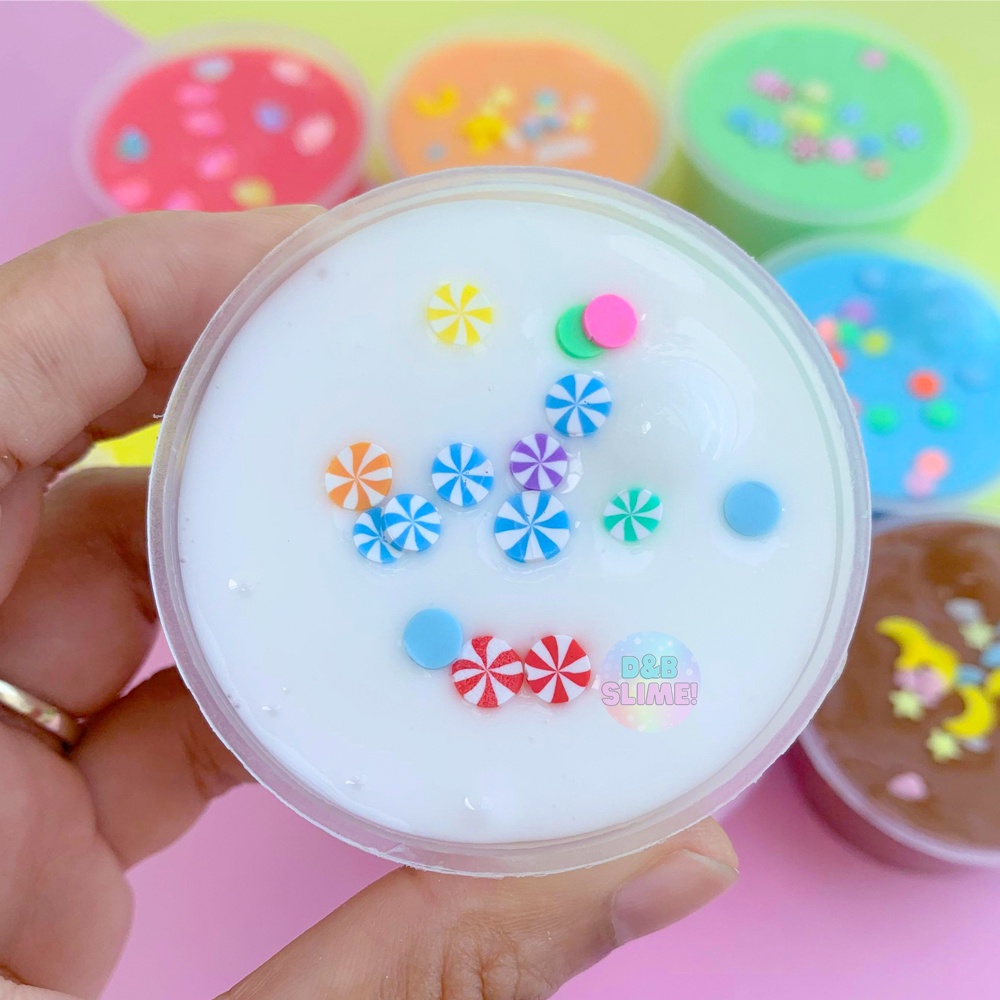 Basic Slime Hũ Bánh Flan 70ml - ĐƯỢC CHỌN MÀU CÓ KÈM CHARM
