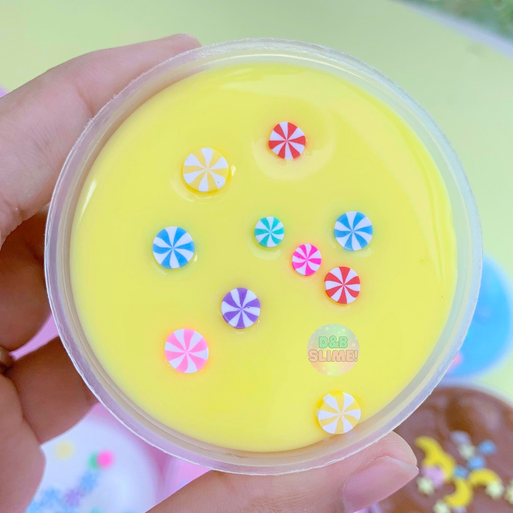 Basic Slime Hũ Bánh Flan 70ml - ĐƯỢC CHỌN MÀU CÓ KÈM CHARM