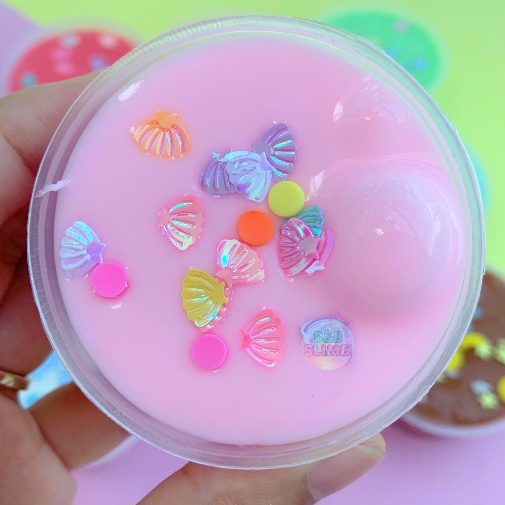 Basic Slime Hũ Bánh Flan 70ml - ĐƯỢC CHỌN MÀU CÓ KÈM CHARM