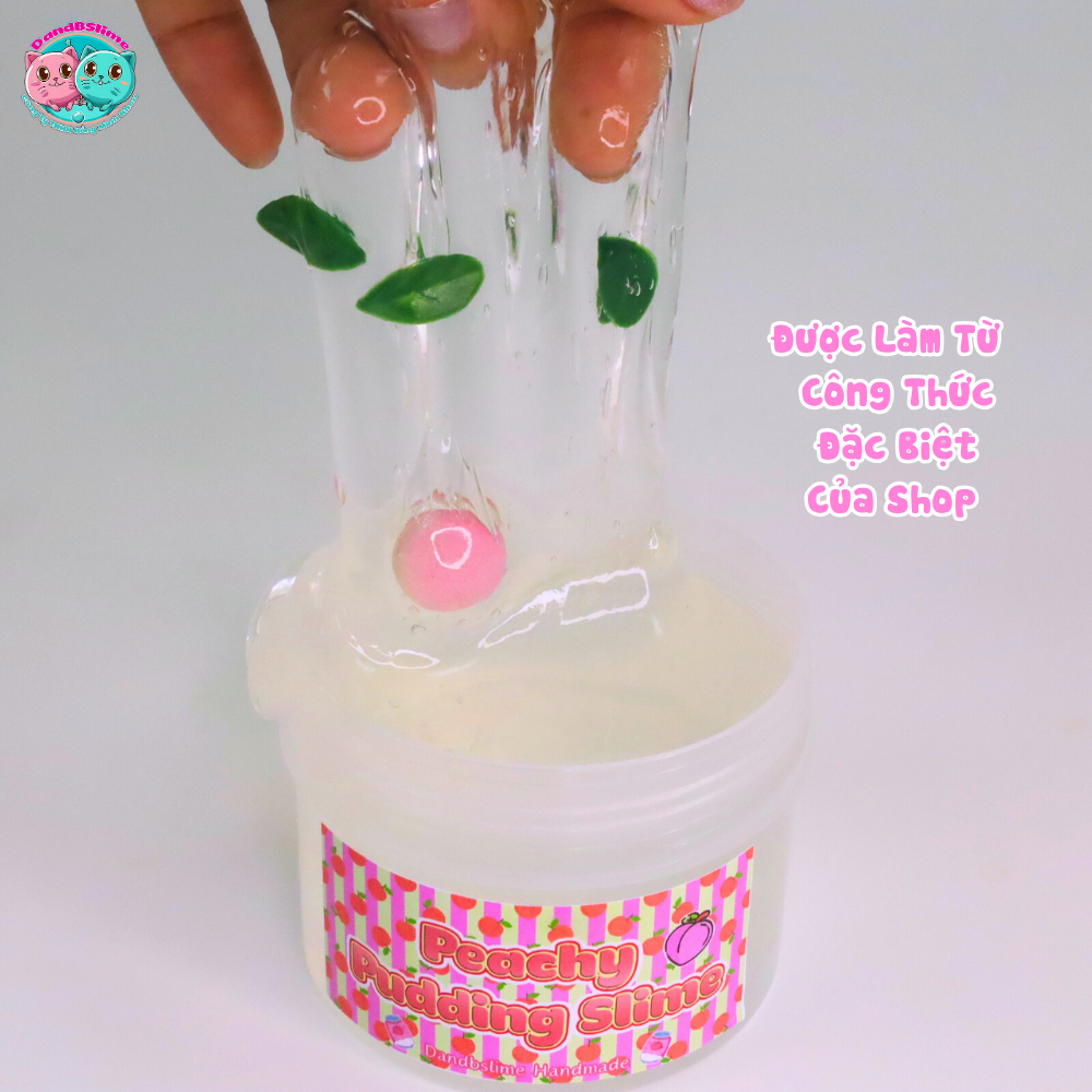 Pudding Slime/Slime Trái Đào Trong Suốt Như Nước - Chất nhờn ma quái ...