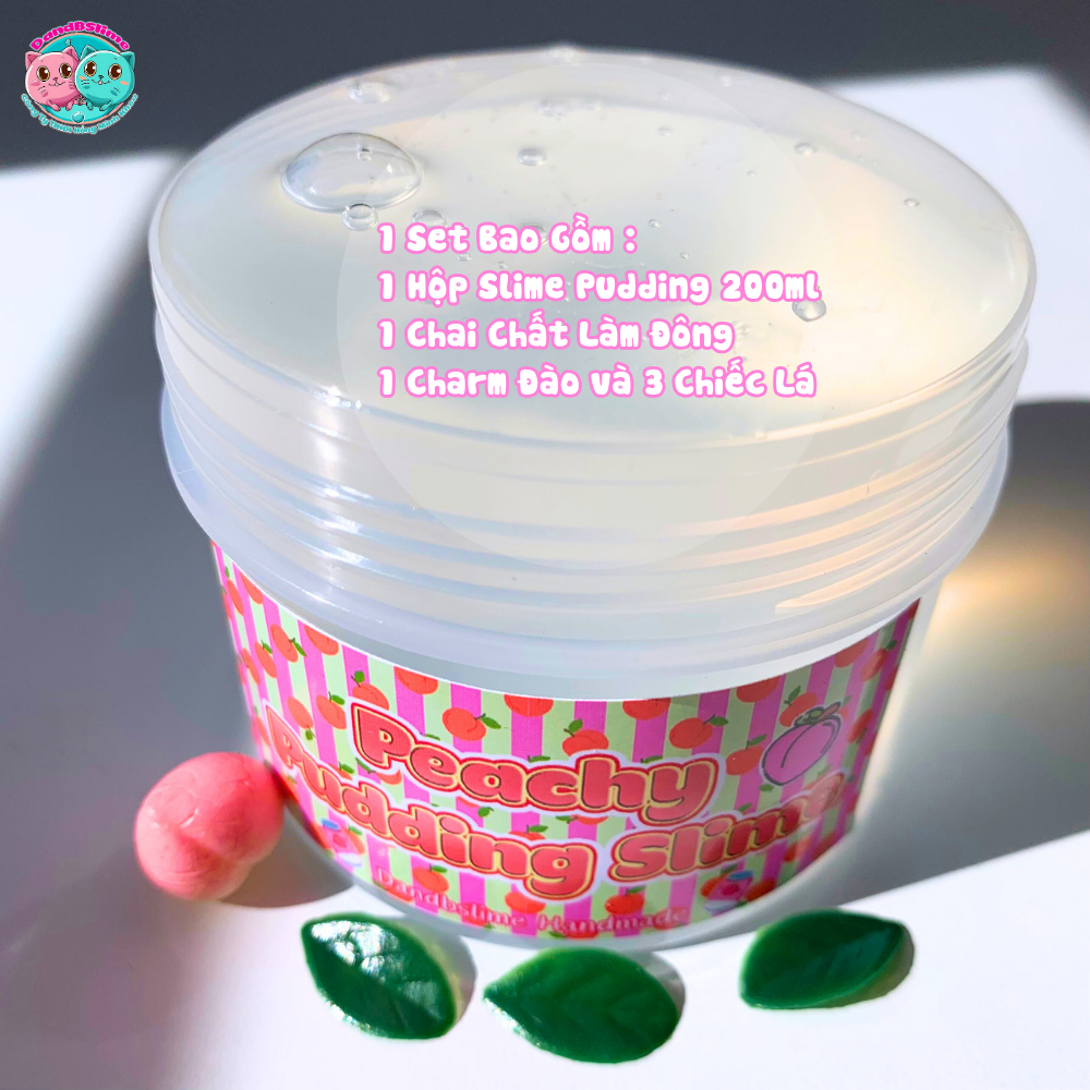 Pudding Slime/Slime Trái Đào Trong Suốt Như Nước - Chất nhờn ma quái ...
