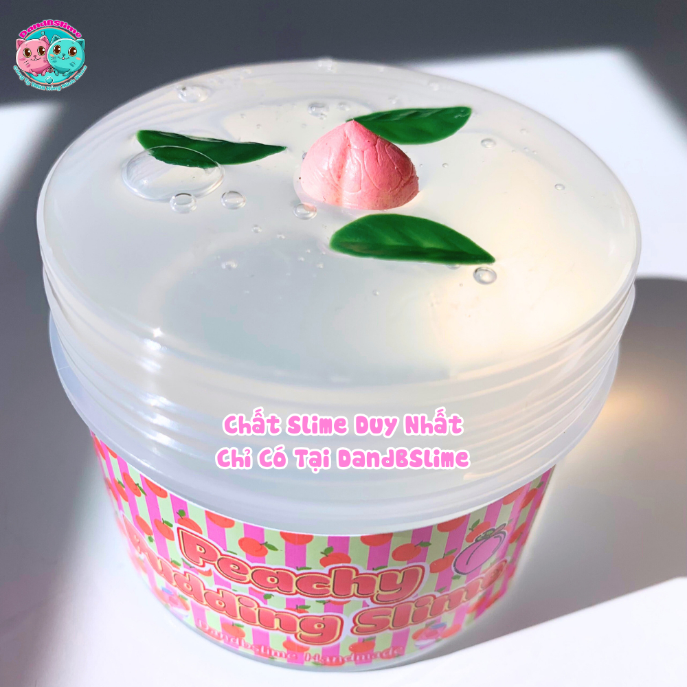 Pudding Slime/Slime Trái Đào Trong Suốt Như Nước - Chất nhờn ma quái ...