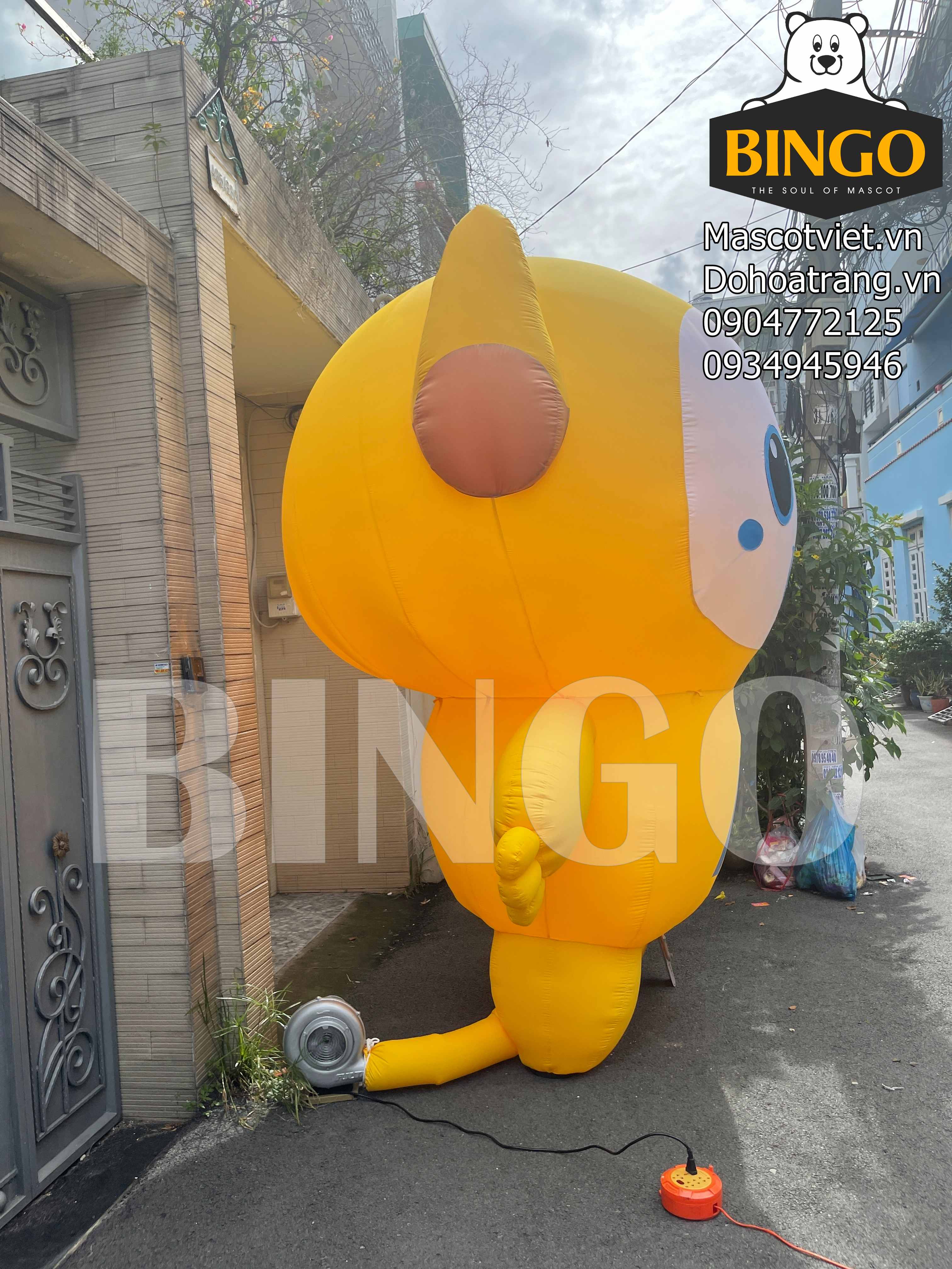 Mô hình hơi trưng bày robot Apollo MÔ HÌNH BƠM HƠI BINGO