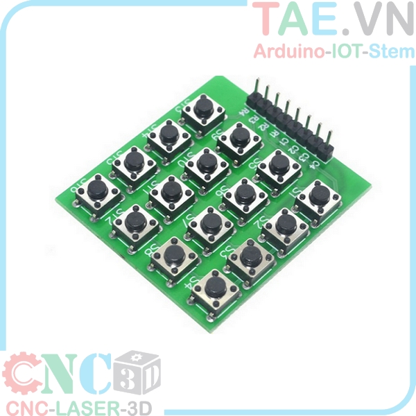 Ma Trận Nút Nhấn 4x4 MKZ - Maker Zone