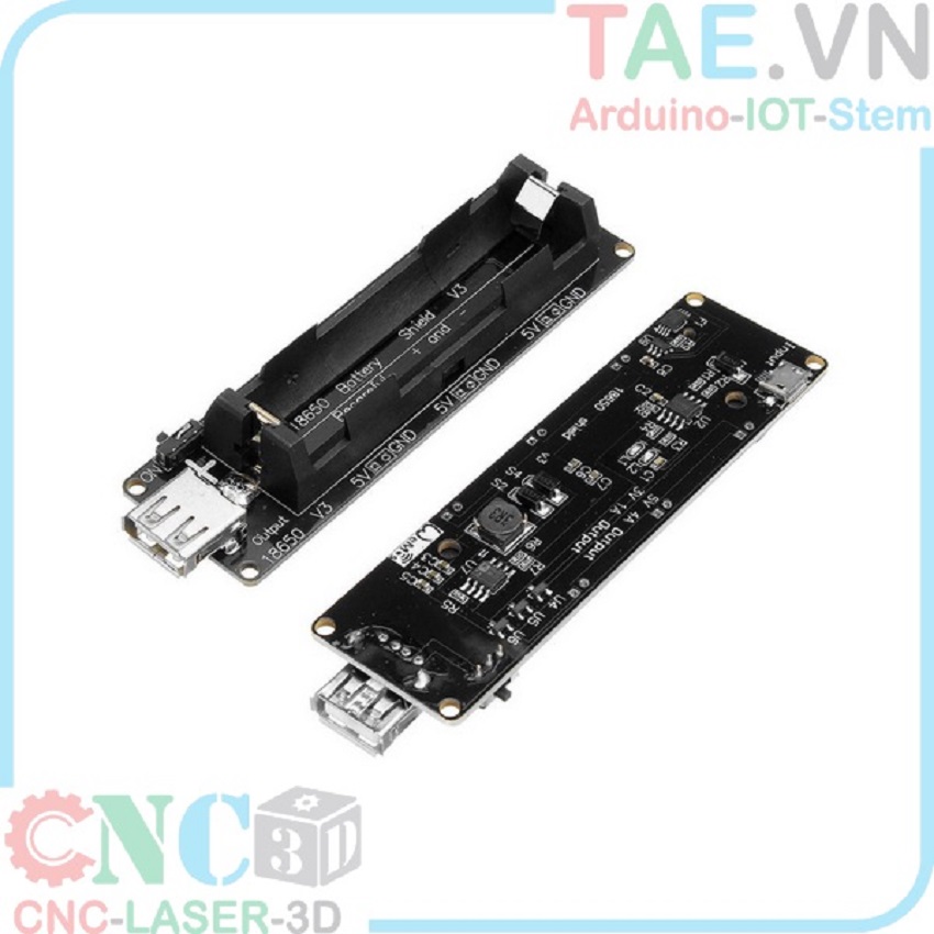 Mạch 18650 Battery Shield V3 MKZ - Maker Zone