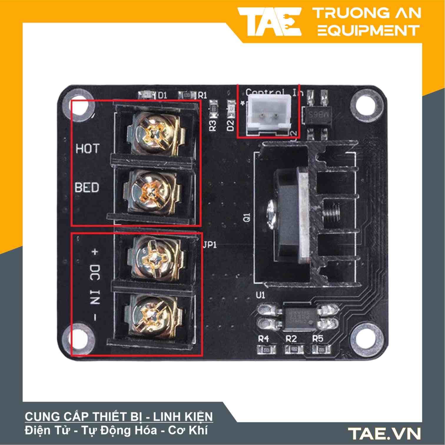 Mạch Mosfet Cho Bàn Nhiệt 25A MKZ - Maker Zone