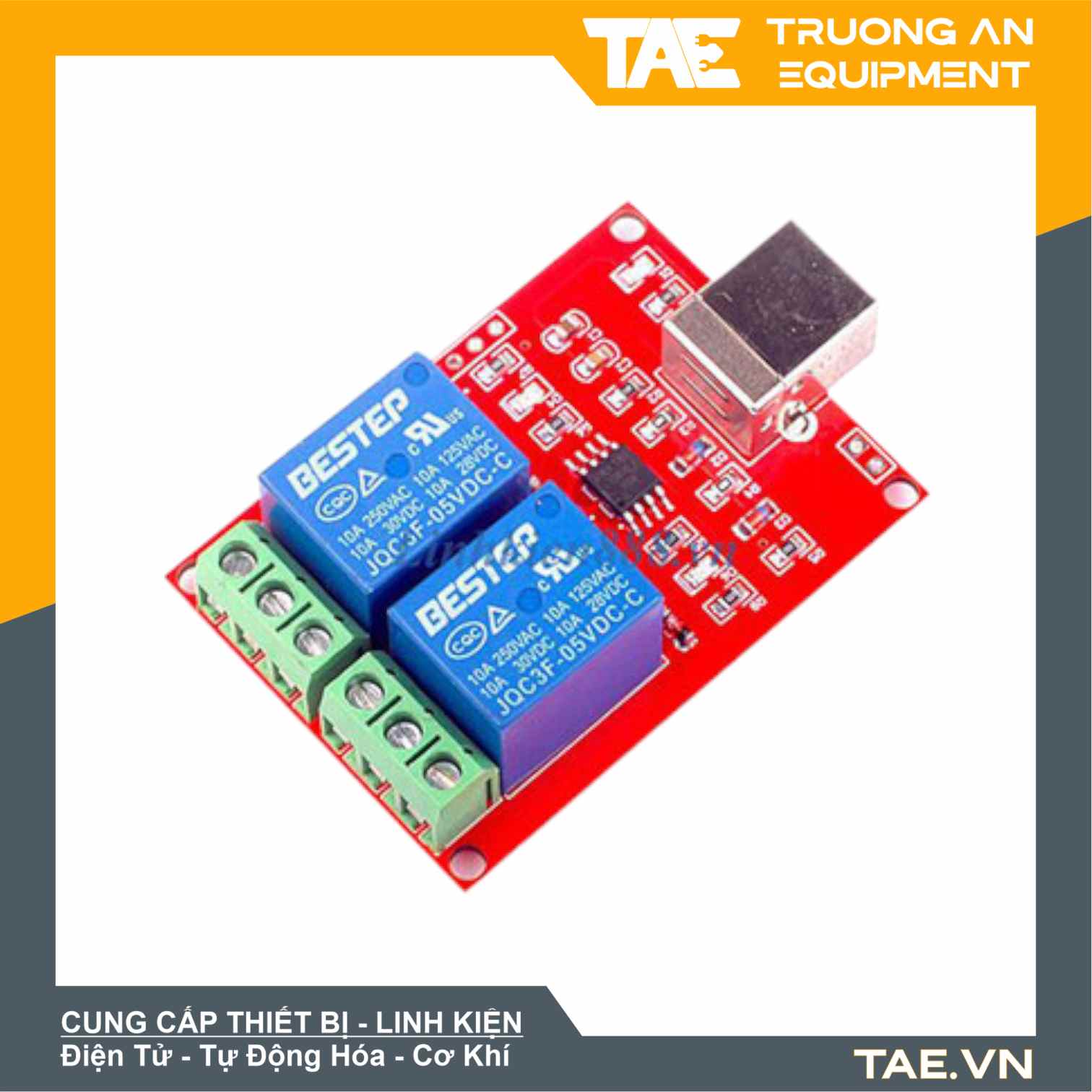 Module 2 Relay Điều Khiển Qua Cổng USB MKZ - Maker Zone