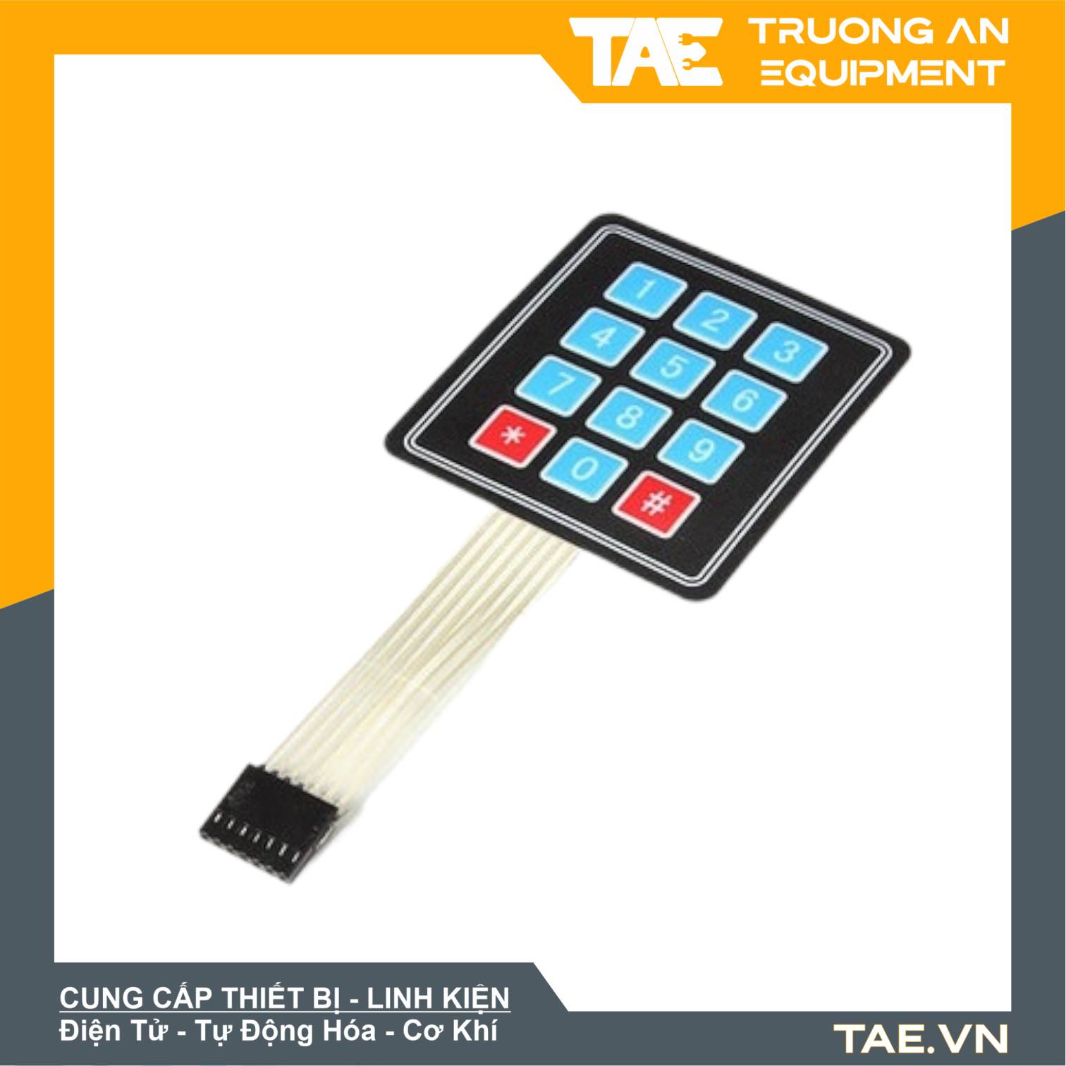 Phím Keypad Matrix 4x3 Nhựa MKZ - Maker Zone