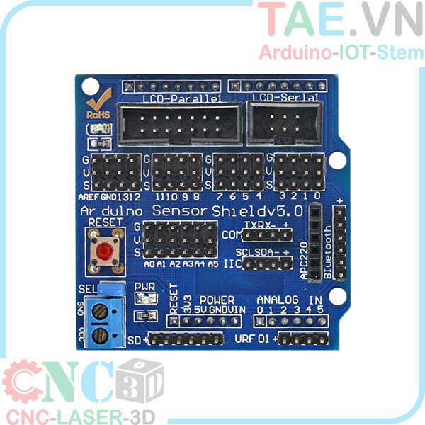 Arduino Sensor Shield V5 MKZ - Maker Zone