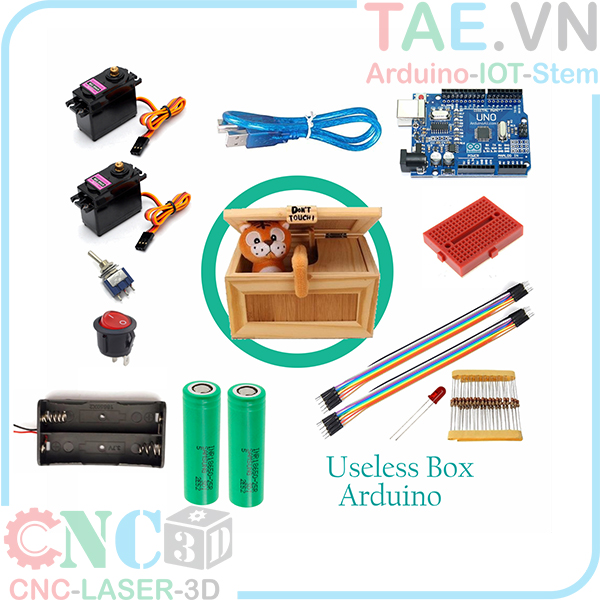 Bộ Chế Hộp Vô Dụng Arduino MKZ - Maker Zone
