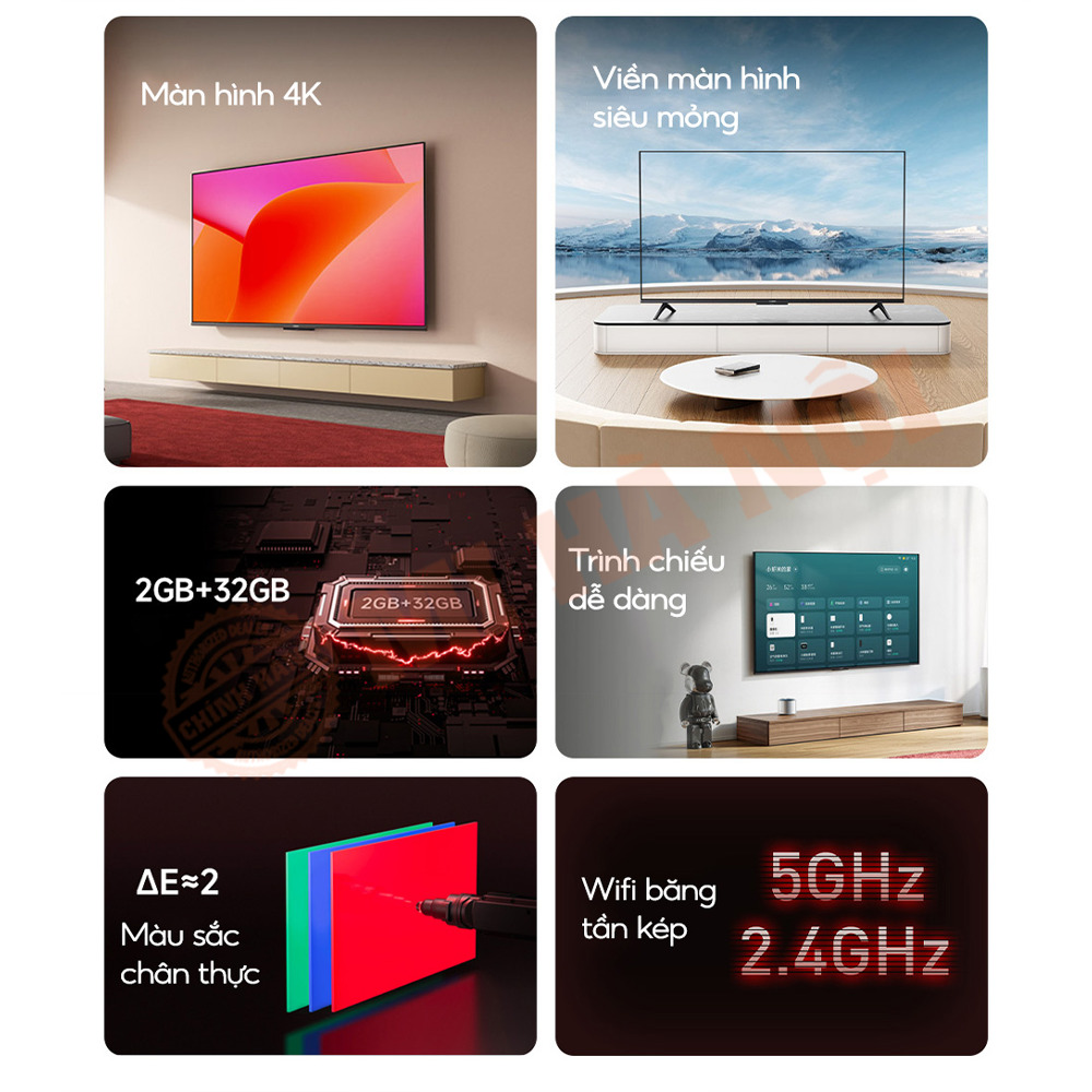 Tivi Xiaomi A75 75 inch – Màn hình 4K UHD (2GB-32GB) BẢN NỘI ĐỊA - Điện máy Nguyễn Đức