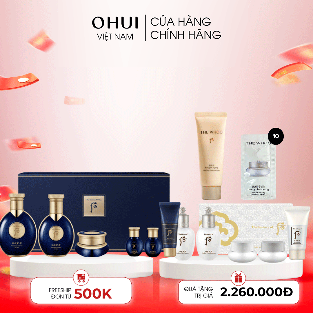 Bộ Dưỡng Dành Cho Nam Whoo Gongjinhyang For Men OHUI Việt Nam