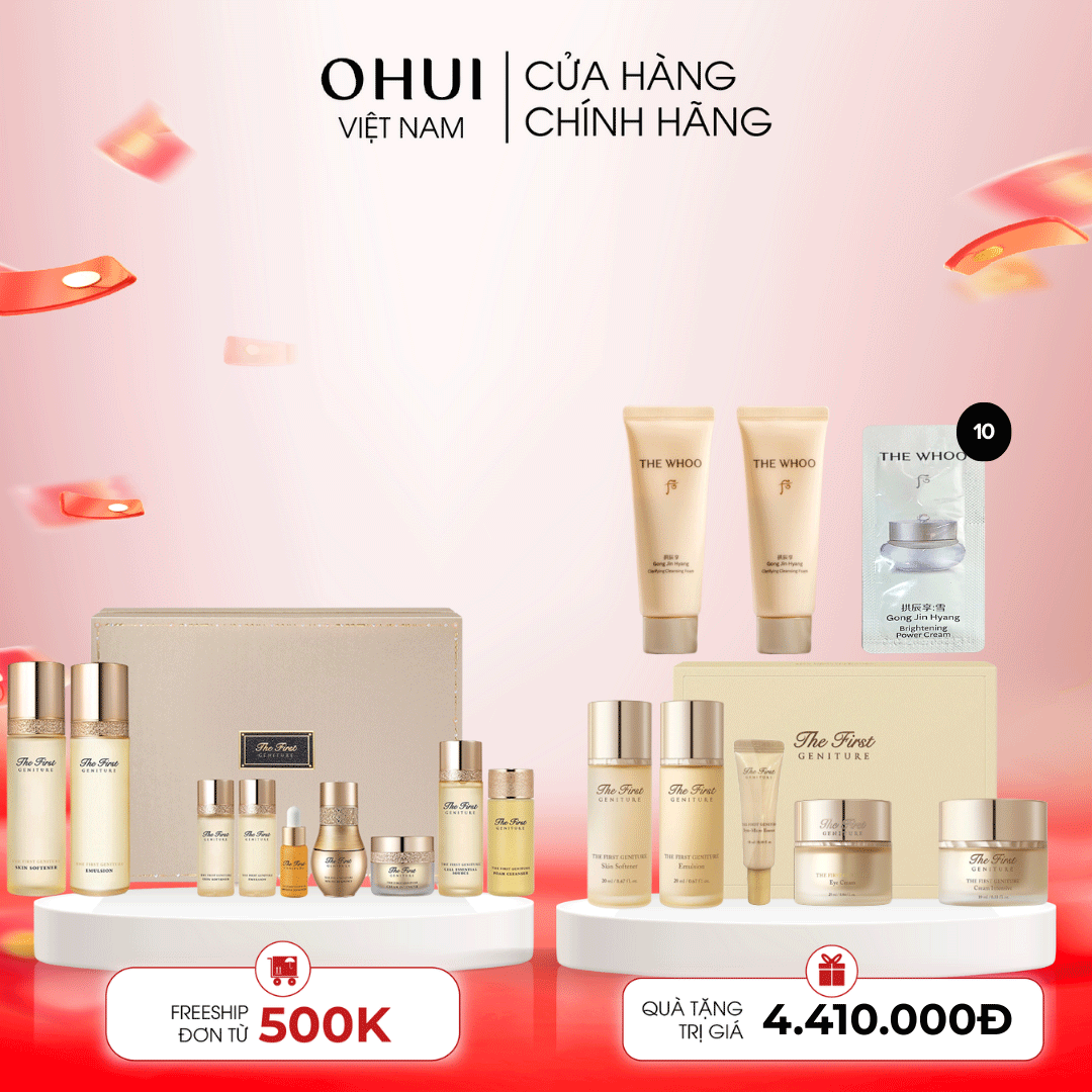 Bộ Dưỡng Trẻ Hóa Da O HUI The First Geniture Special Set 2pcs OHUI Việt Nam