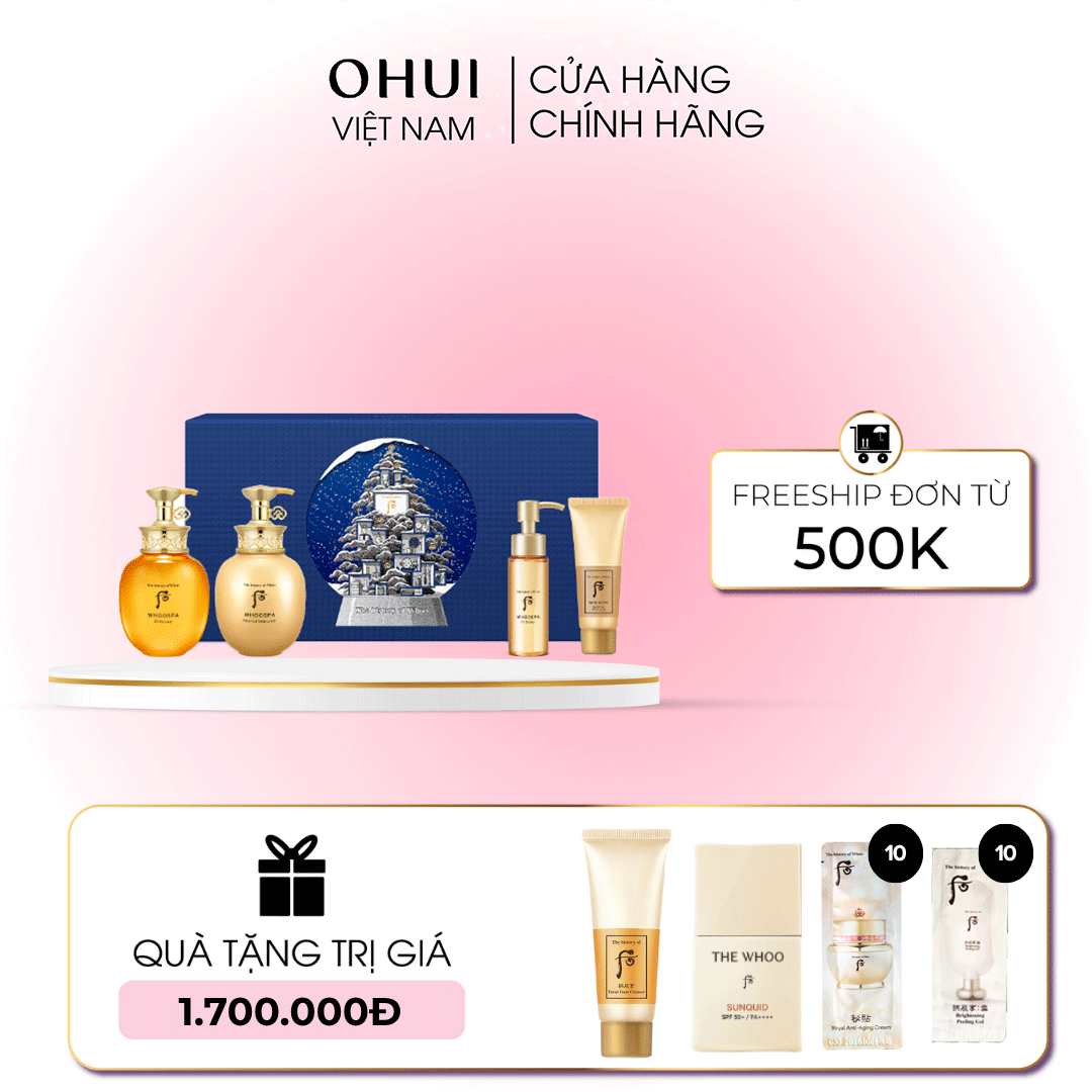 Bộ Sữa Tắm Và Dưỡng Cơ Thể Whoo Spa Body Set 2pcs Special Set OHUI Việt Nam