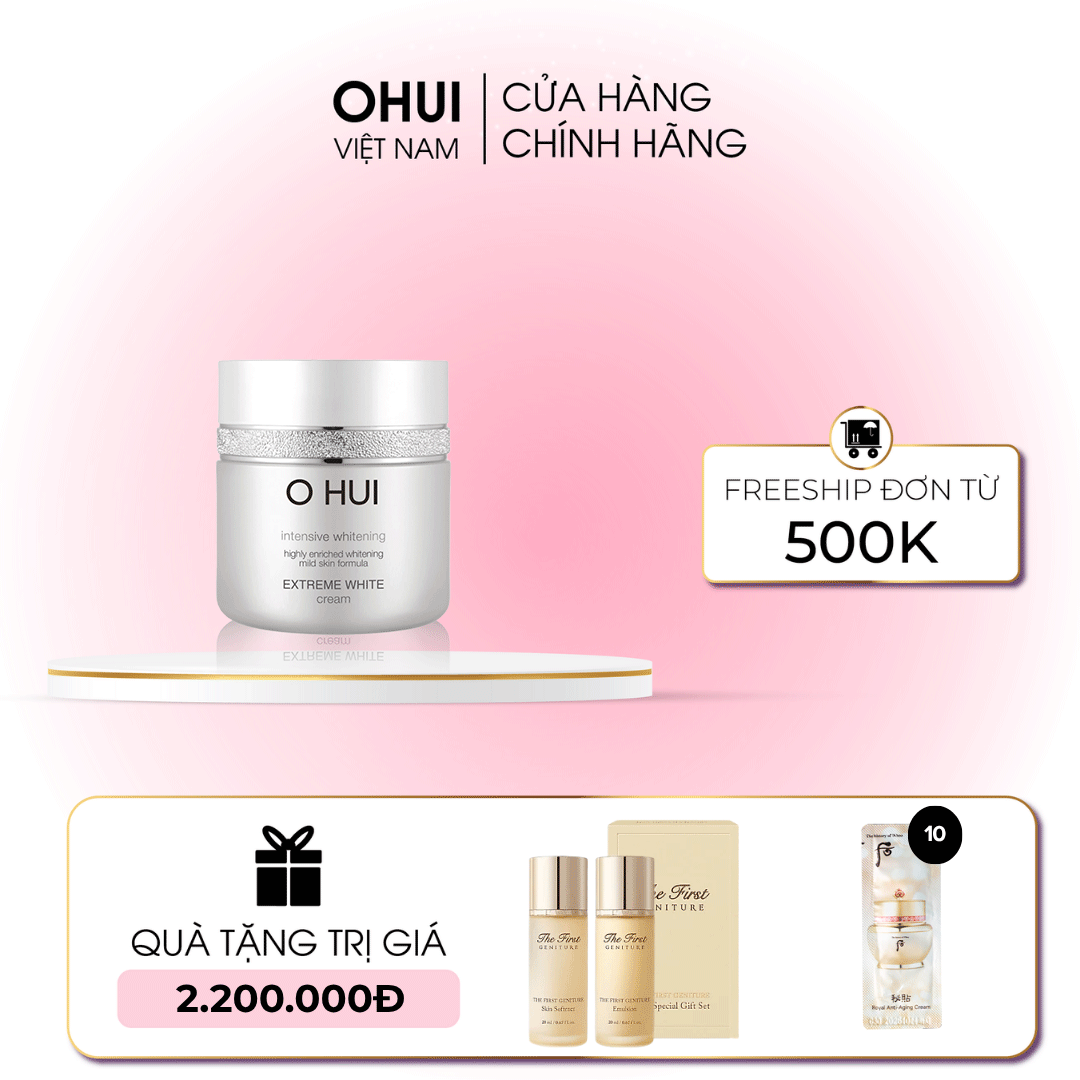 Kem dưỡng trắng da sáng rạng rỡ OHUI Extreme White Cream OHUI Việt Nam