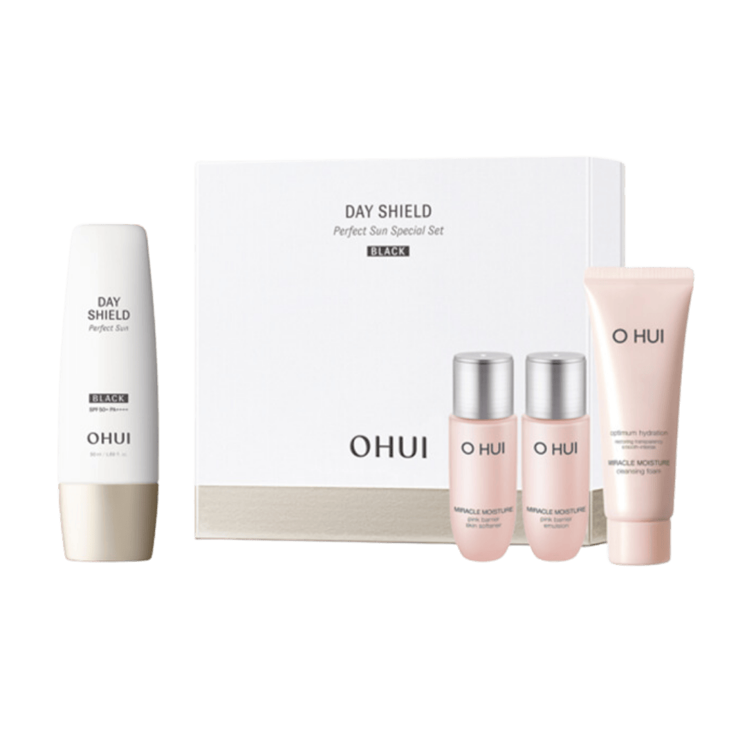 Set Kem Chống Nắng Ohui Day Shield Perfect Sun Black OHUI Việt Nam