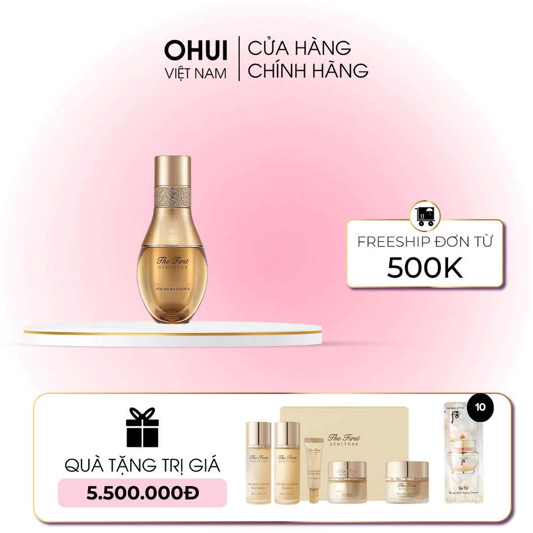 Tinh chất tăng cường tế bào gốc chống lão hóa toàn diện OHUI The First Geniture Sym-Micro ...