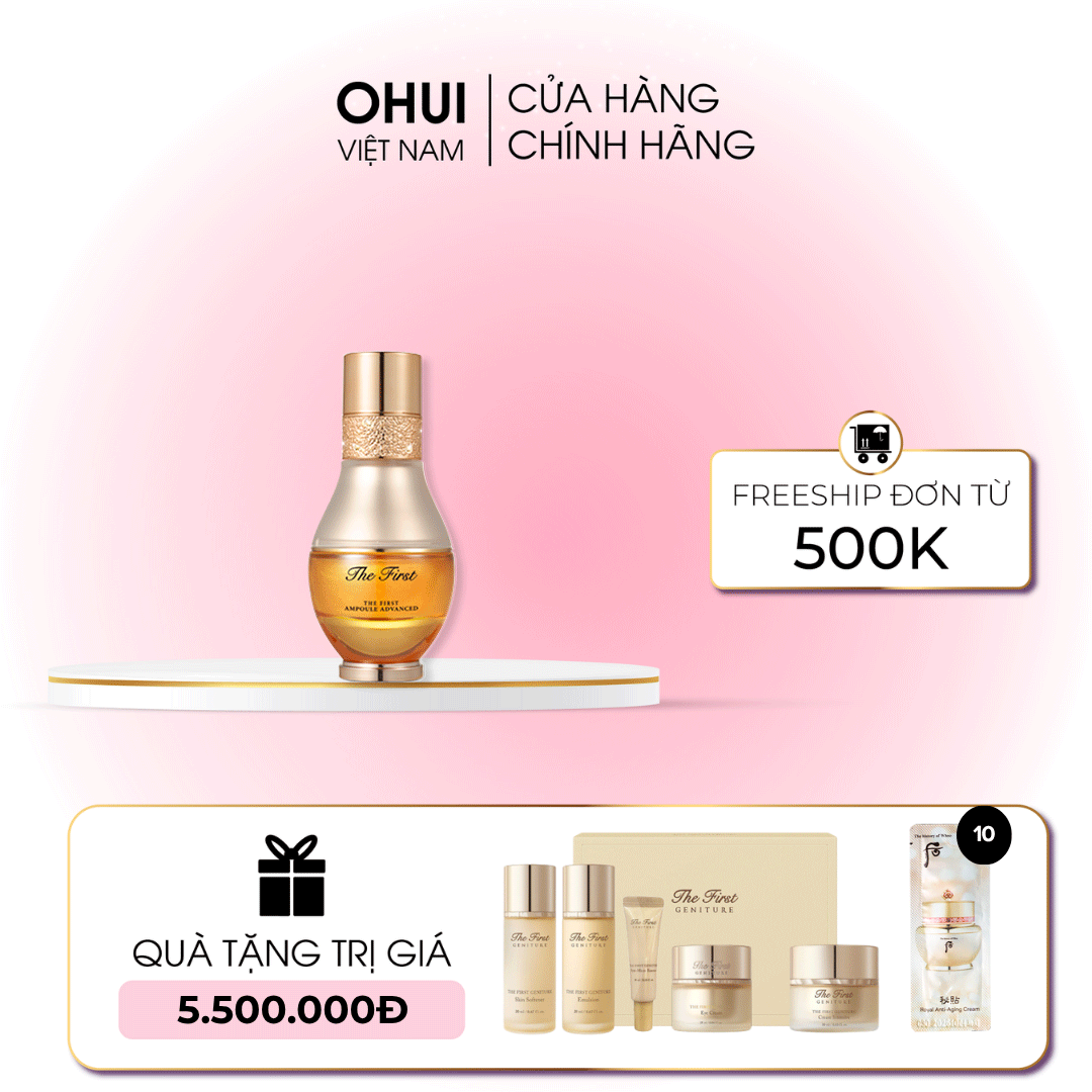 Tinh chất vàng 24K OHUI The First Geniture Ampoule Advanced 20ml OHUI Việt Nam