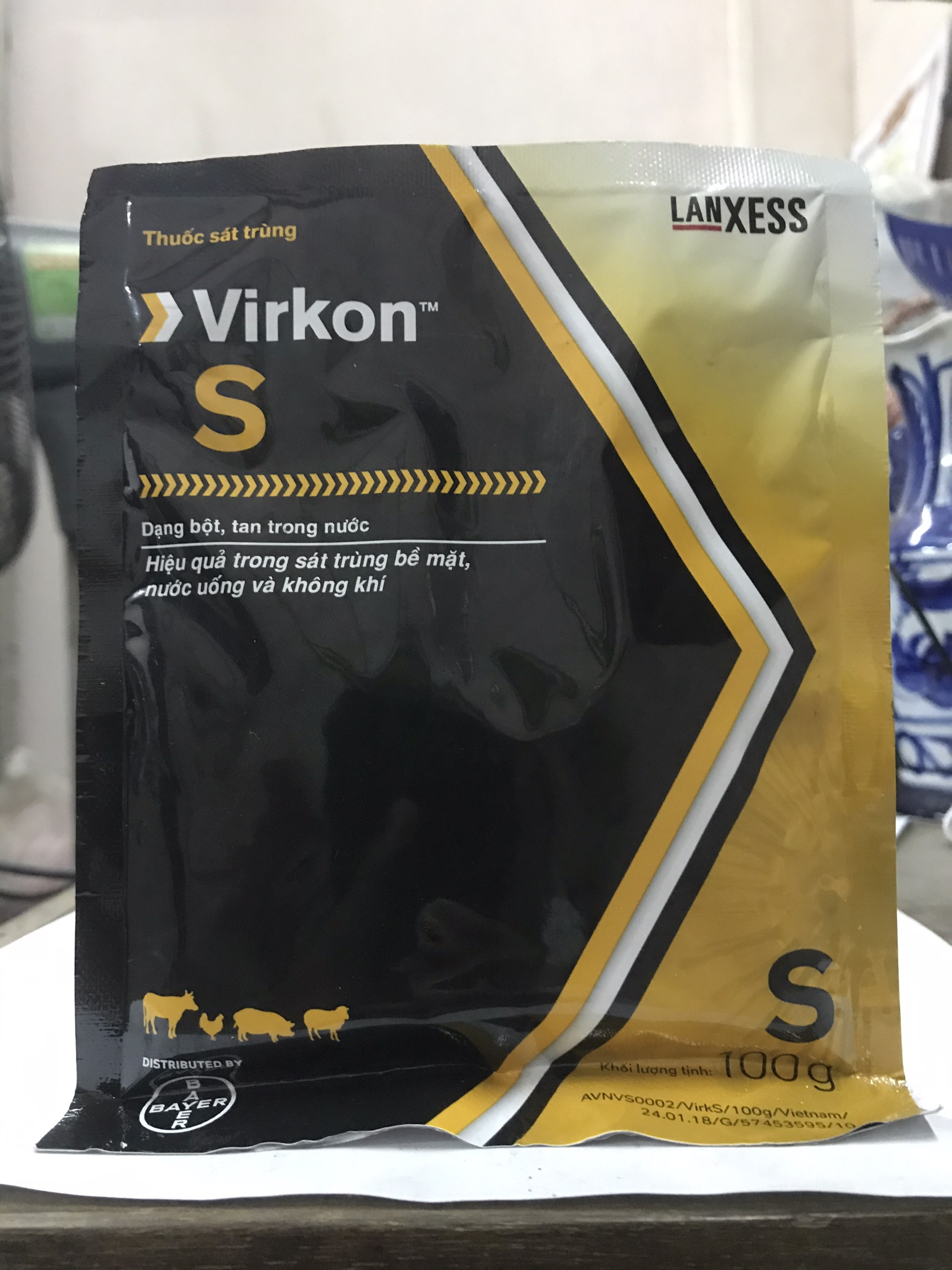 Virkon S [100 g] Sát trùng an toàn, hiệu quả | thuocthuysile.com