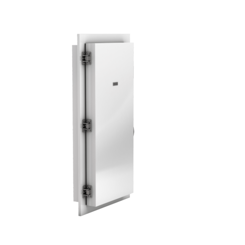 Overlap Swing Door