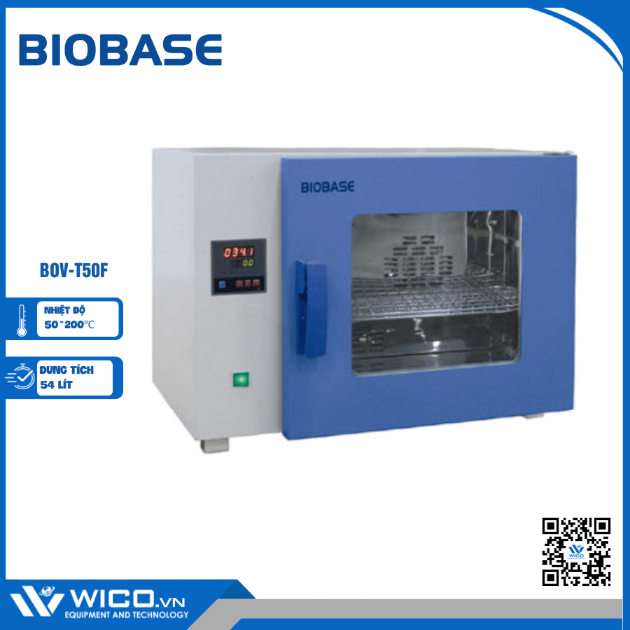 Tủ Sấy Để Bàn Đối Lưu Cưỡng Bức Biobase BOV-T50F | 54 Lít | Wico Việt Nam