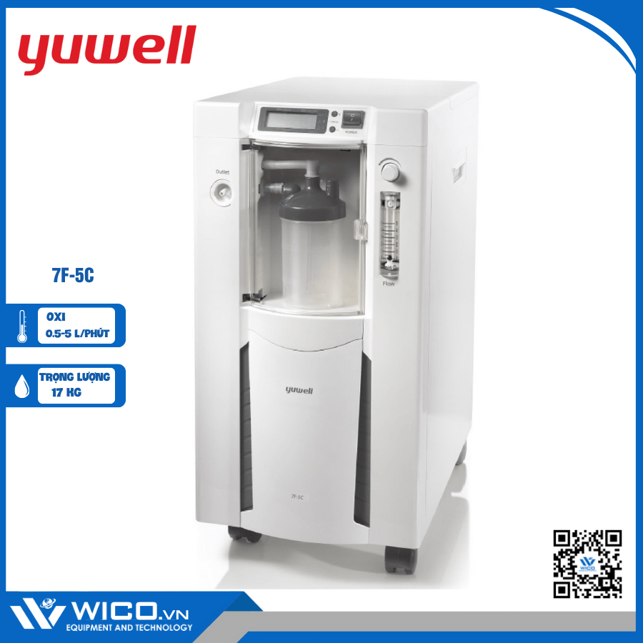 Máy Tạo Oxy Yuwell 7F-5C | Wico Việt Nam