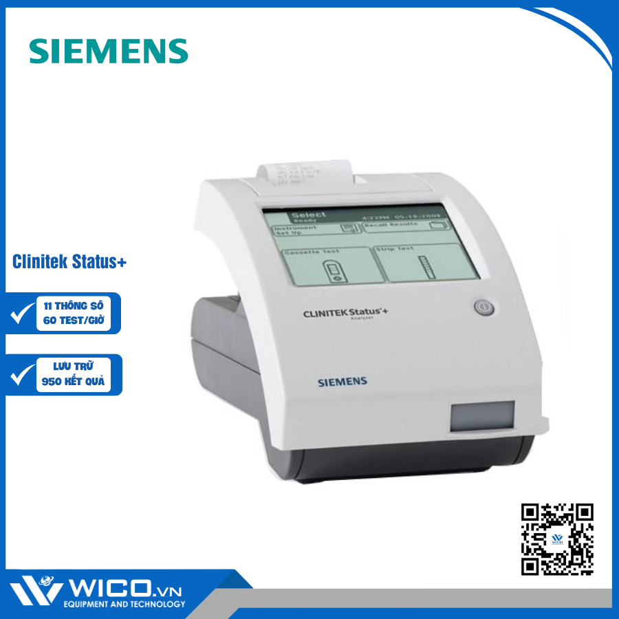 Máy Xét Nghiệm Nước Tiểu Siemens - Anh Quốc Clinitek Status+ | Wico ...