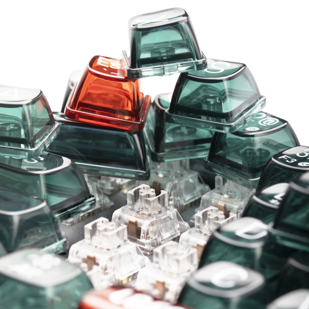 LOFREE 1% "Nature" Transparent Keyboard - Ocean