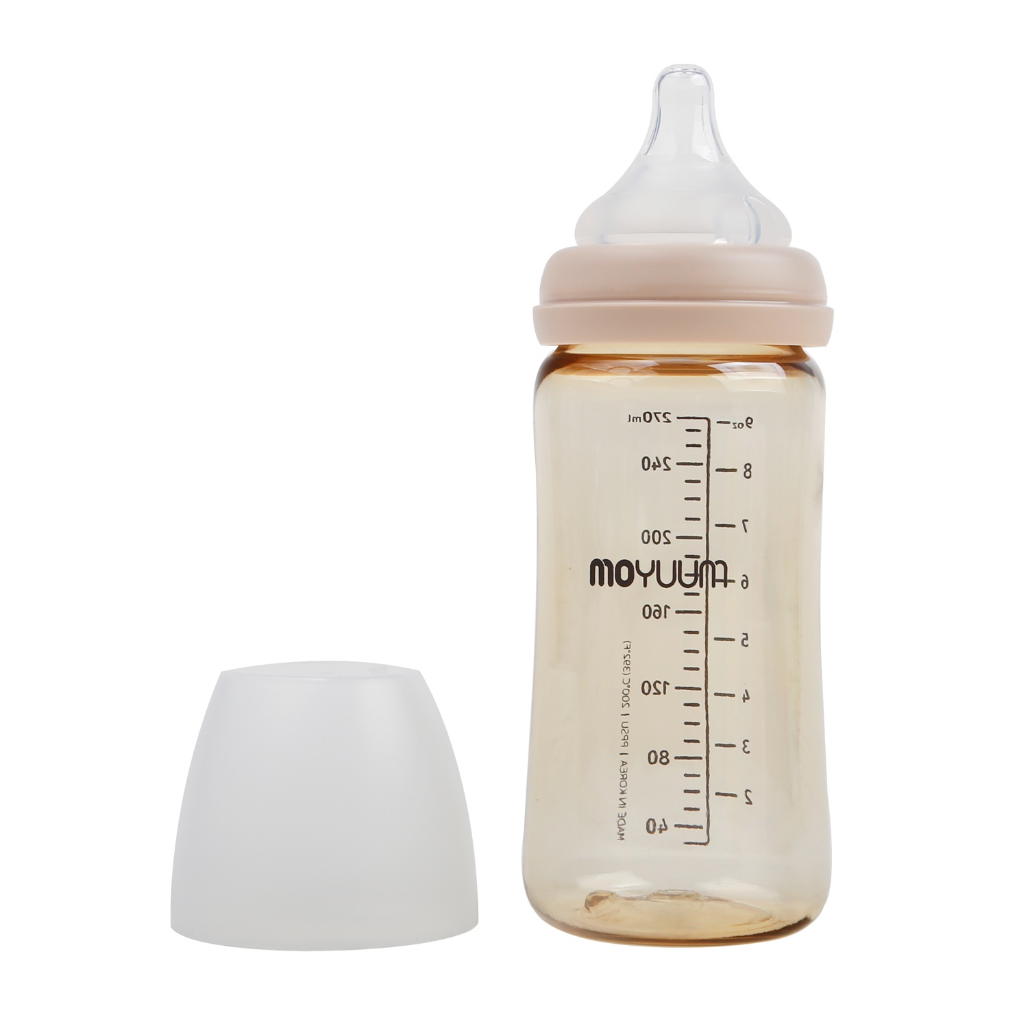 Bình sữa Moyuum Hàn Quốc 270ml Trơn - Chính hãng Mon & Kids - Thế giới Mẹ và Bé