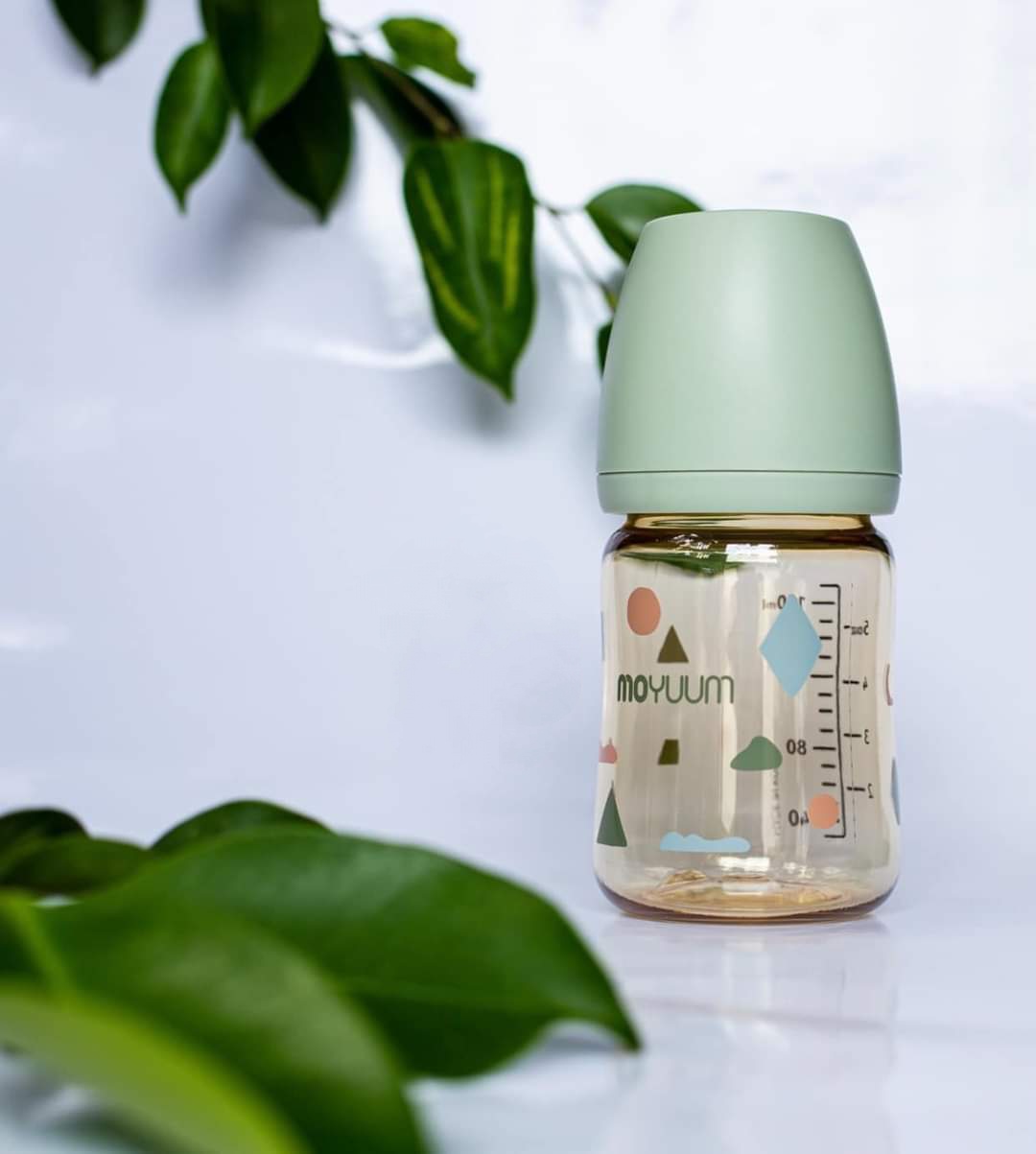 Bình sữa Moyuum Hàn Quốc 170ml Mây xanh - Chính hãng Mon & Kids - Thế giới Mẹ và Bé