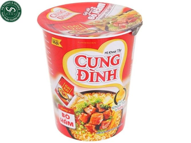 Mì ly Cung Đình khoai tây bò hầm 64g HQ Foods & Drinks