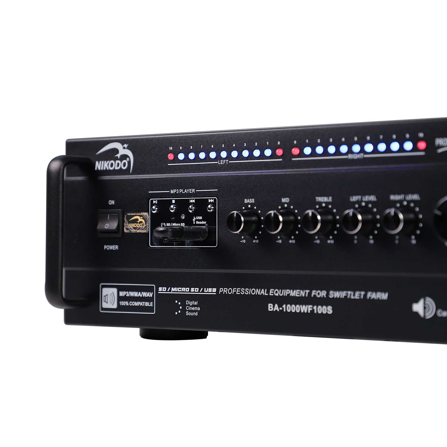 Amply Nhà Yến Nikodo BA1000, Tải trọng 1000 Loa